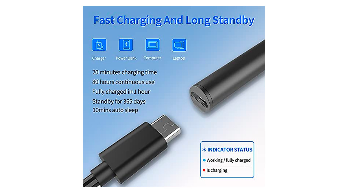 Stylus Pen for ASUS: Precision & Comfort 4096 Sensitivity