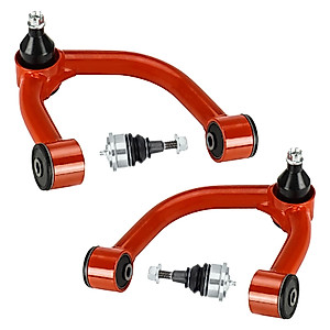 Front Upper Control Arms with Ball Joint for Lexus GX460 GX470, for Toyota 4Runner FJ Cruiser, Adaption 2-4" Lift Suspension Kit Adjustable Replacement Control Arm 2 PCS