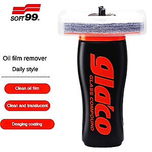 Golden Hoo Windshield Oil Film Cleaner, Remove Aging Coating Layer, Rear View Mirror Cleaner, Clean Glass, Clear Vision，soft99