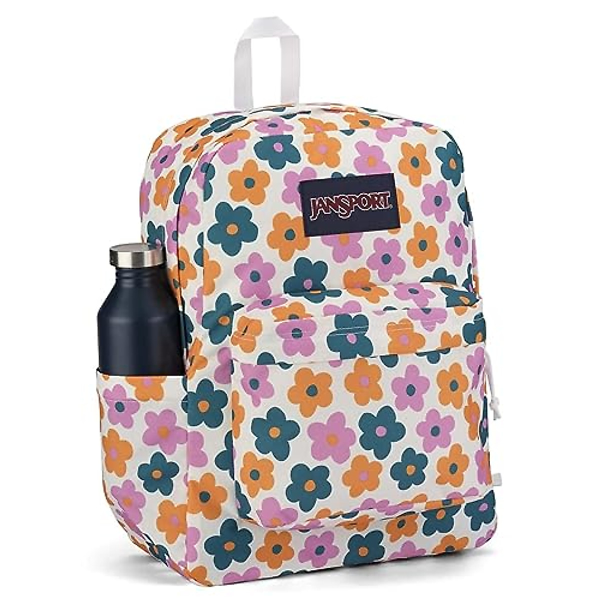 JanSport Superbreak Backpack - Durable, Lightweight Premium Backpack, Funky Floret