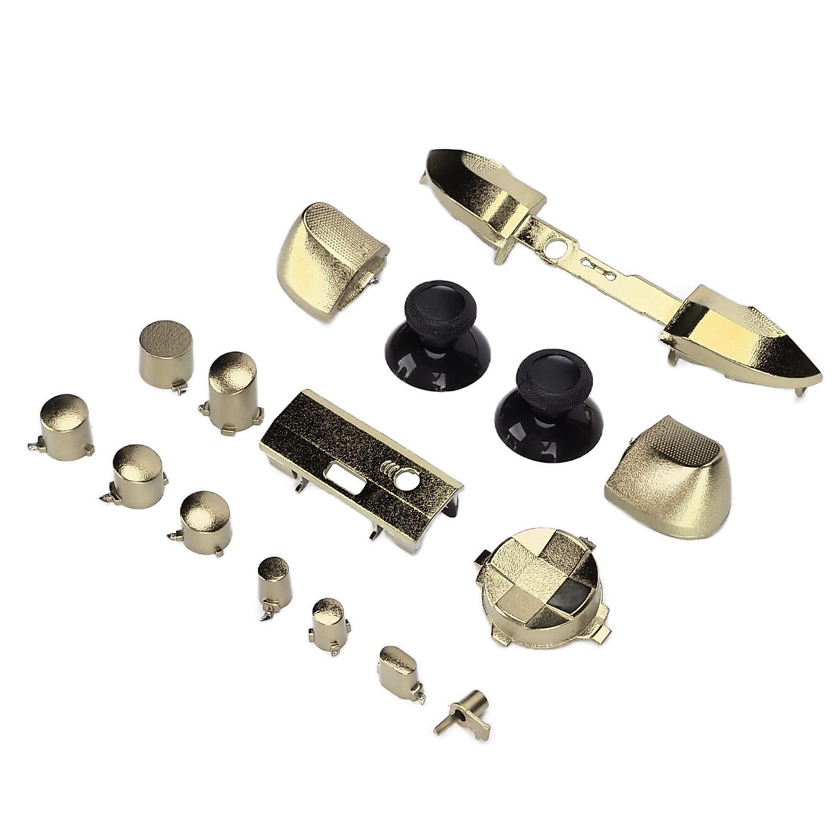 Full Game Controller Plating Button Set, Game Handle Accessories Compatible Beautiful Appearance for Series X(#3)