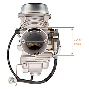 500 Carburetor Compatible with Polaris Sportsman 500 4X4 HO 2001-2005 & 2010-2012, Trail Boss 325 2000-2002, Scrambler 500 4x4 1997-2009 Replace part # 3131557 3131453