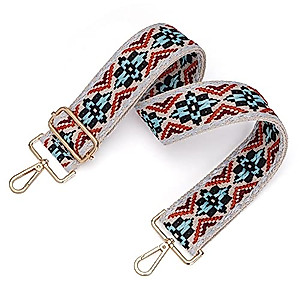 HKCLUF Wide Purse Strap Women Guitar Strap Purse For Women Adjustable Replacement Straps for Handbags Crossbody Shoulder Bucket Bag Replacement Belt