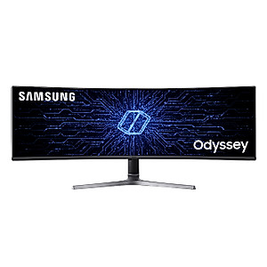 SAMSUNG Odyssey CRG9 49-Inch, QLED Curved Gaming Monitor (C49RG92SSN), Black (Renewed)