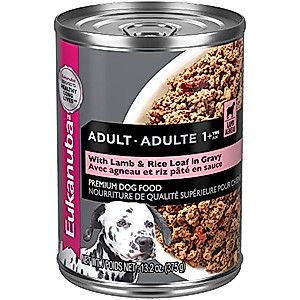 Eukanuba Adult With Lamb & Rice Canned Wet Dog Food, (12) 13.2 oz Cans