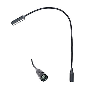 JXRYWF 22" inch XLR 4 Pin LED Light Studio Lamp XLR gooseneck lamp for DJ Mixer XLR 4PIN Connect Port（XLR 4Pin Port）