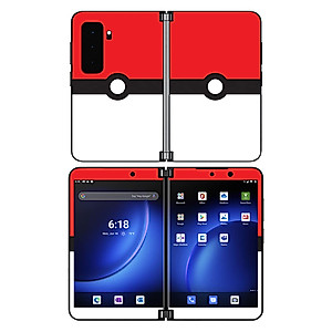 MightySkins Skin Compatible with Microsoft Surface Duo 2 - Battle Ball | Protective, Durable, and Unique Vinyl Decal wrap Cover | Easy to Apply, Remove, and Change Styles | Made in The USA