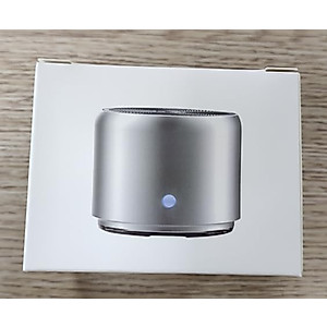 Travel Case Packed, Wireless Mini Bluetooth Speaker with Custom Bass Radiator. EWA A106, Small But Loud, The Next Generation of Portable Speakers for Home, Outdoors, Shower (Silver)1.89* 1.57 inches