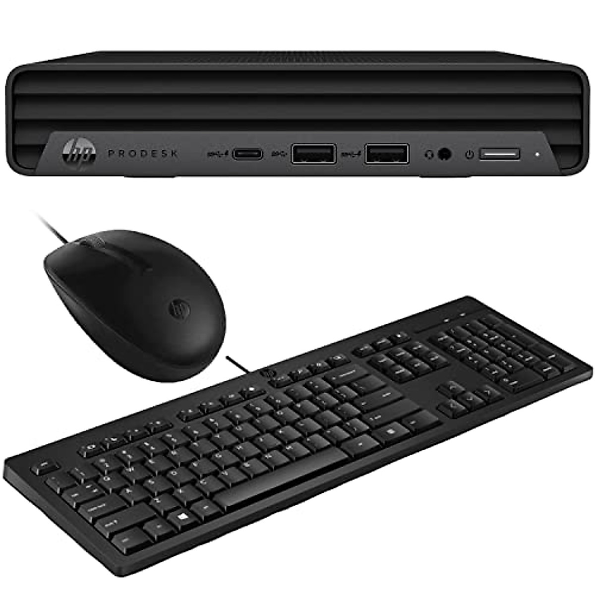 HP ProDesk 600 G6 Home & Business Mini Desktop (Intel i5-10500T 6-Core, 32GB RAM, 2x4TB PCIe SSD RAID 1 (4TB), Intel UHD 630, WiFi, Bluetooth, USB 3.2, Win 10 Pro) Refurbished (Renewed)