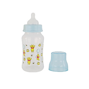Baby Bottles 11 oz for Boys or Girls | 2 Pack of Disney Princess Infant Hourglass Shaped Bottles with Cover for Newborns and All Babies | BPA-Free Plastic Baby Bottle for Baby Shower