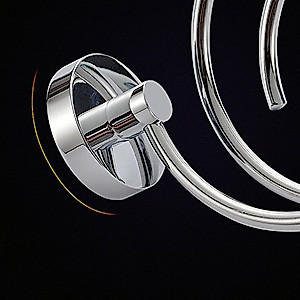 Makidar Hair Dryer Holder Stainless Steel Chromed (Silver)