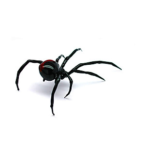 Glass black Widow Figurine Blown Glass Spider hand blown glasses BLACK WIDOW