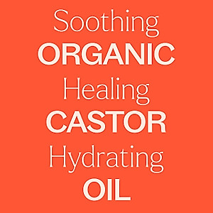 Plant Therapy Castor Oil USDA Organic Cold Pressed 100% Pure Hexane Free 16 oz Conditioning & Healing, For Dry Skin, Hair Growth - Skin, Hair Care, Eyelashes