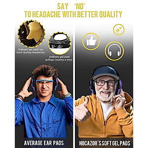 Replacement Gel Ear Pads Fit for Peltor Tactical 100 500/Rangeguard/Awesafe/Howard Leight Ear Protection