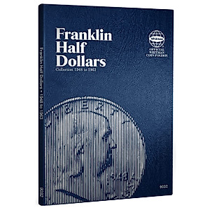 Whitman US Benjamin Franklin Half Dollar Coin Folder 1948 - 1963 #9032