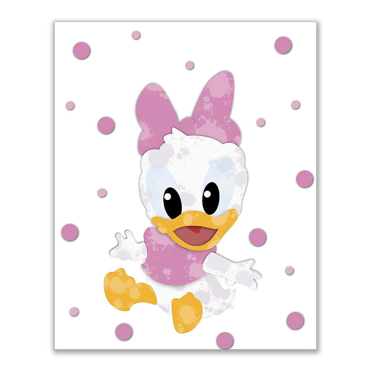 BigWig Prints Mickey And Minnie Prints - Minnie Mouse Wall Art, Mickey Mouse Wall Decor, Disney Pictures for Kids Room, Donald & Daisy Duck Posters, Goofy, Pluto - Unframed Set of 6 (8x10)