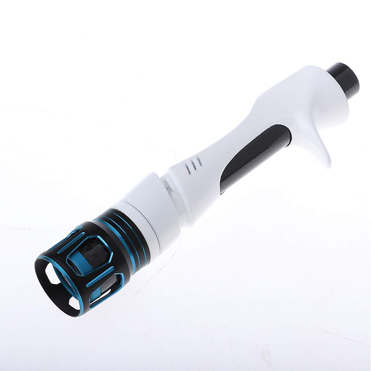 B Baosity Reel Seat Kit Fishing Rod Building Aluminum Alloy Cork Handle Split Rear, Blue