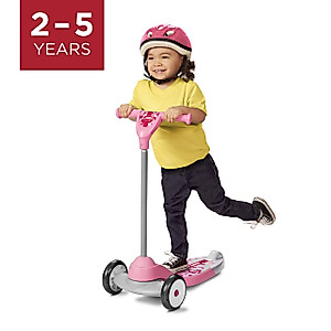 Radio Flyer My 1st Scooter, Kids and Toddler 3 Wheel Scooter, Pink Kick Scooter, For Ages 2-5 Years (Amazon Exclusive)