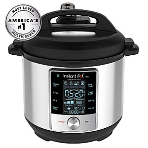 Instant Pot Max 6 Quart Multi-use Electric Pressure Cooker with 15psi Pressure Cooking, Sous Vide, Auto Steam Release Control and Touch Screen