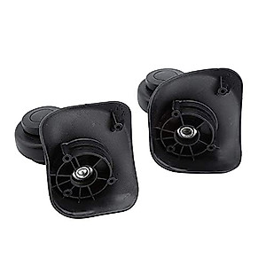 Suitcase Wheels 1 Pair, Luggage Wheels Suitcase Replacement Wheels for Luggage Suitcase Trolley (W041-2 S)