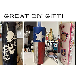 Wzaytia 20 Oz Skinny Tumbler Set, Skinny Stainless Steel Tumbler Set with Lids, Insulated Skinny Slim Water Tumbler for Diy, Silver