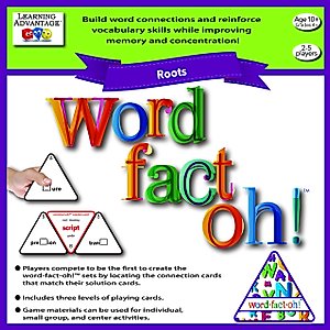 Learning Advantage 2192 Word-FACT-Oh Roots, Grade: 4 to