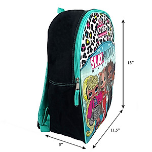 LOL Surprise OMG Doll Backpack for Girls - 15 Inch - LOL School Bag, Elementary School Size