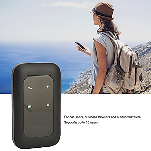 H806 Portable WiFi Mobile WiFi Hotspot, LED Smart Display, Multifunctional Card Inserted High Speed Mobile WiFi Hotspot for Car Outdoor Travel