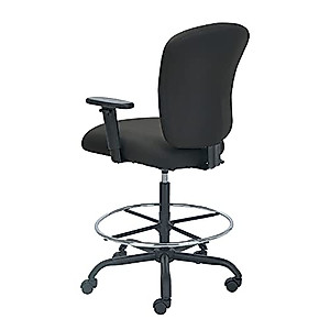 Alera ALEMT4610 Alera Mota Series Big And Tall Stool, Black