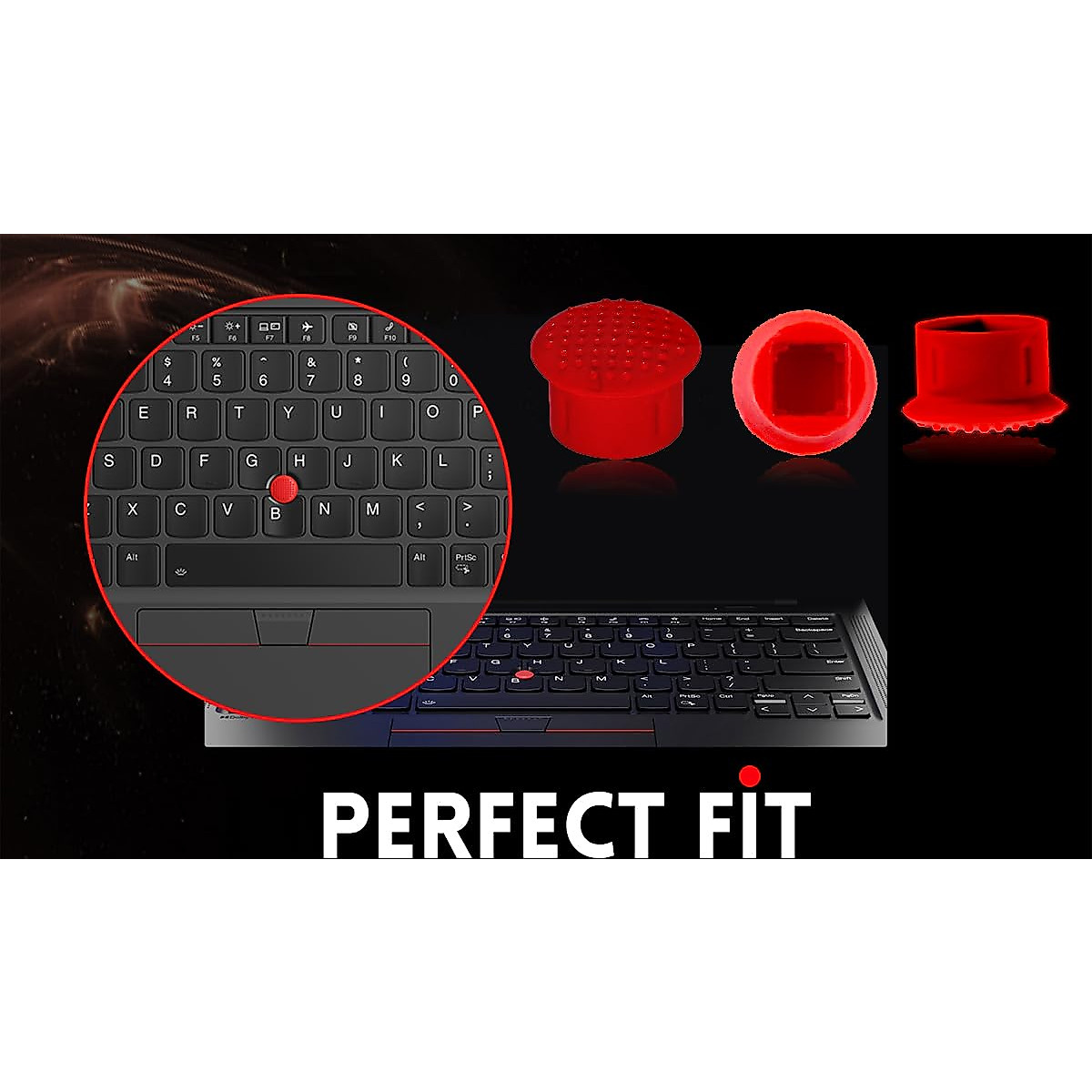 LeFix 3 x Low Profile Trackpoint Caps Replacement for Lenovo Thinkpad X230s,X240,X250,X260,X270,X380 Yoga,Yoga 370,T440s,T450s,T460,T470,T480,S5,L470,P51,P71