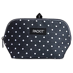 PackIt Freezable Snack Box, Triangle Stripes & Freezable Snack Bag, Polka Dots