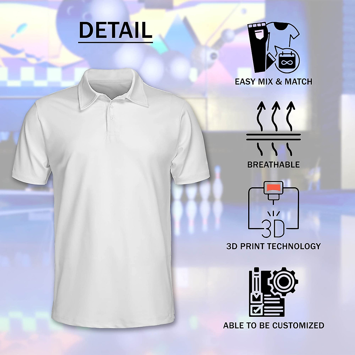 LEEVUS Custom Flame Bowling Shirts for Men Funny, King Pins Bowling Shirts, Fire Bowling Shirt, Bowling Gifts for Men