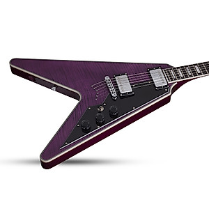 Schecter 654 V-1 Custom Solid-Body Electric Guitar, TPUR