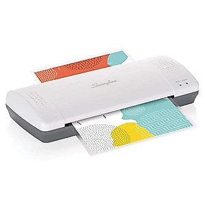 GBC Laminator, Thermal, Inspire Plus Lamination Machine, 9 Inches Max Width, Quick Warm-Up, Includes Laminating Pouches, White/Gray (1701857ECR)