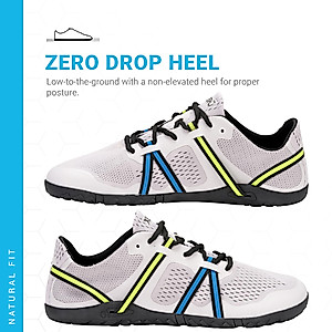 Xero Shoes Barefoot Shoes for Men | Speed Force Men’s Barefoot Running Shoes | Zero Drop, Wide Toe Box, Ultra Lightweight, Minimalist | Nimbus Cloud, Size 6.5