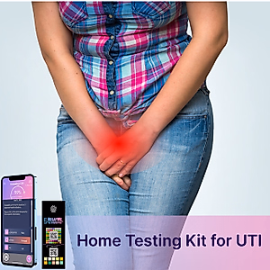 AssayMe UTI Test Strips | Accurate Urinalysis for UTI | Monitor Urinary Tract Infection | Home Test Kit for Men & Women | 3 Strips (LEU, NIT, pH) | Detect UTI
