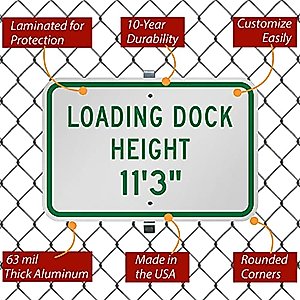 SmartSign "Choose Color and Add Your Own Wording" Custom Sign | 12" x 18" Aluminum
