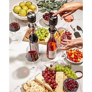 Aervana Select: Variable Electric Wine Aerator and Pourer/Dispenser - Air Decanter - Personal Wine Tap for Red and White Wine 750ml and 1.5l with Stand (New)