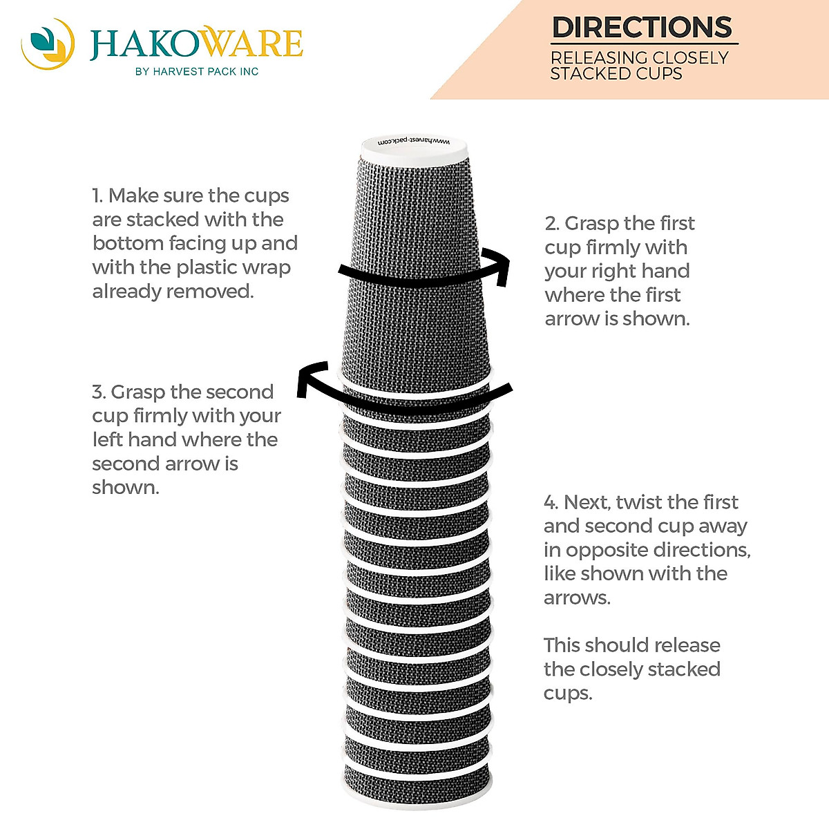 [85 SET]Harvest Pack 16 oz Disposable Coffee Cups, Insulated Ripple Double-Walled Paper Cup with Lid, Black and White Geometric, Tea Hot Chocolate Drinks To go coffee cups