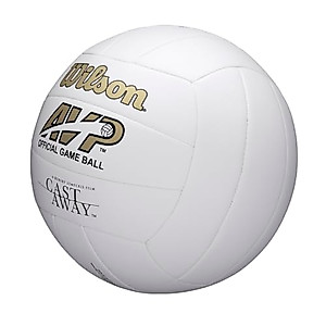 WILSON Cast Away Volleyball, White, Official