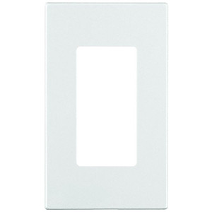Leviton 80301-SW 1-Gang Decora Plus Wallplate Screwless Snap-On Mount (10 Pack, White)