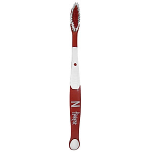 Siskiyou Sports NCAA Nebraska Cornhuskers Unisex Travel Set Toothbrush and Travel Case White One Size