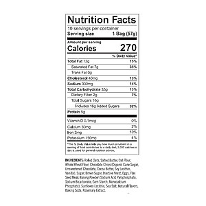 Munchkin Milkmakers Lactation Cookie Bites, Oatmeal Chocolate Chip, 10 Ct