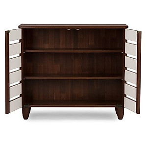 TNLOJI Double Door Shoe Cabinet