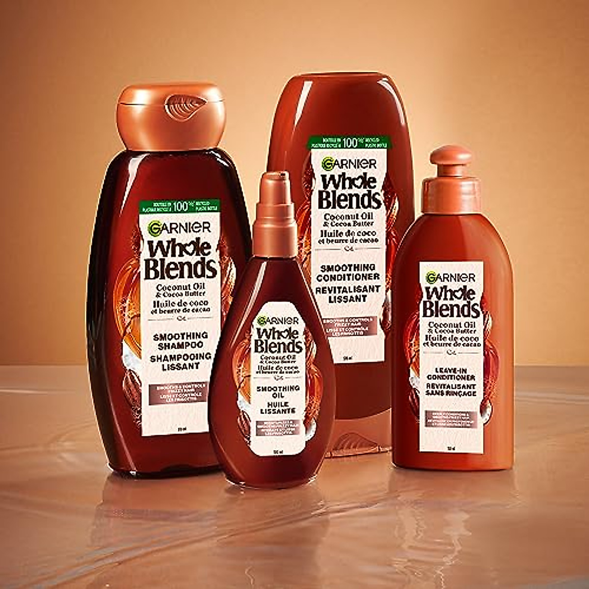 Garnier Whole Blends Conditioner with Coconut Oil & Cocoa Butter Extracts, 22 Fl Oz (1 Count)