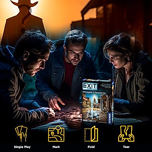 Exit: Kidnapped in Fortune City| Exit: The Game - A Kosmos Game | Family-Friendly, Card-Based at-Home Escape Room Experience for 1 to 4 Players, Ages 12+