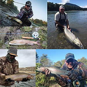 M MAXIMUMCATCH Maxcatch Alltime Travel Fishing Rod-Ultra Compact for Backpacking 8-Piece 9ft with Rod Tube (Size: 5/6/8wt) (Alltime Rod, 9' 8wt 8pcs)