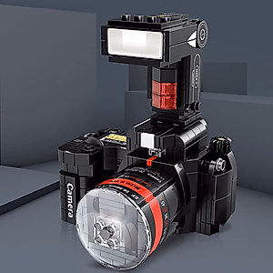 Uvini Adult Building Set, Building Blocks Camera, DIY STEM Toys, Best Gift for Adult, Teens, Collectible Model Digital Camera to Build 407pcs