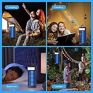 Bug Zapper, Bug Zapper Indoor, Outdoor, Mosquito Zapper, Mosquito Trap, Fly Zapper, Cordless Killer for Home Garden and Patio Use （Black）