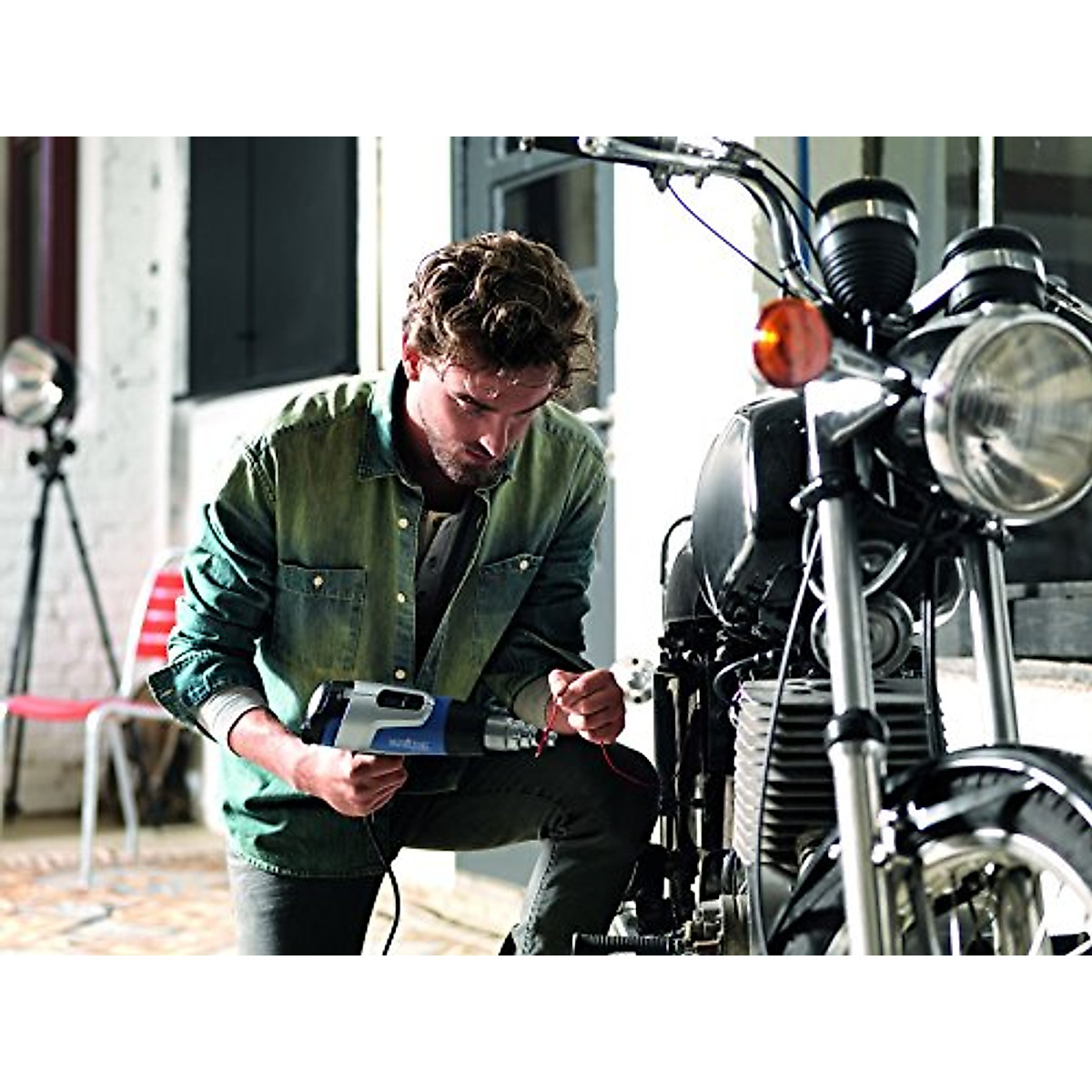 Steinel Hot Air Accessory Set in Case, 12-Piece, Pluggable Nozzles, Paint Scraper, for Renovating and Repairing